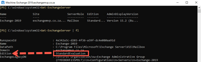 Exchange 2019 - Check edition with PowerShell - Everything-PowerShell