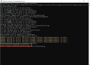 Exchange 2019 - Move Transport Database to new drive. - Everything-PowerShell