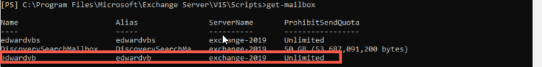 Exchange 2019 - Enable mailbox with PowerShell - Everything-PowerShell