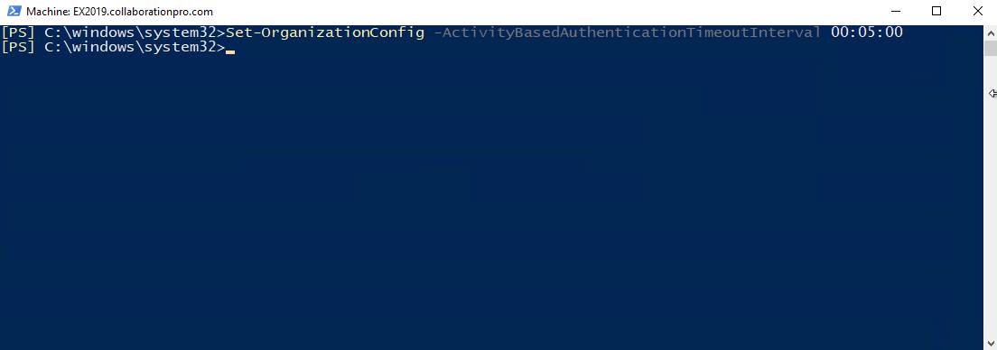 Exchange 2019:- Change timeout value of OWA - Everything-PowerShell