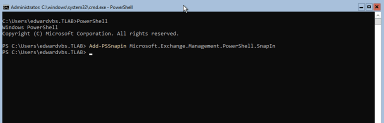 Exchange 2019:- How do I open the Exchange Management Shell on Windows ...
