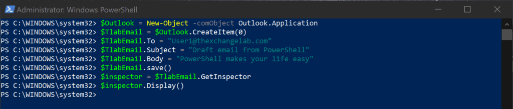PowerShell:- Create an email using PowerShell - Everything-PowerShell