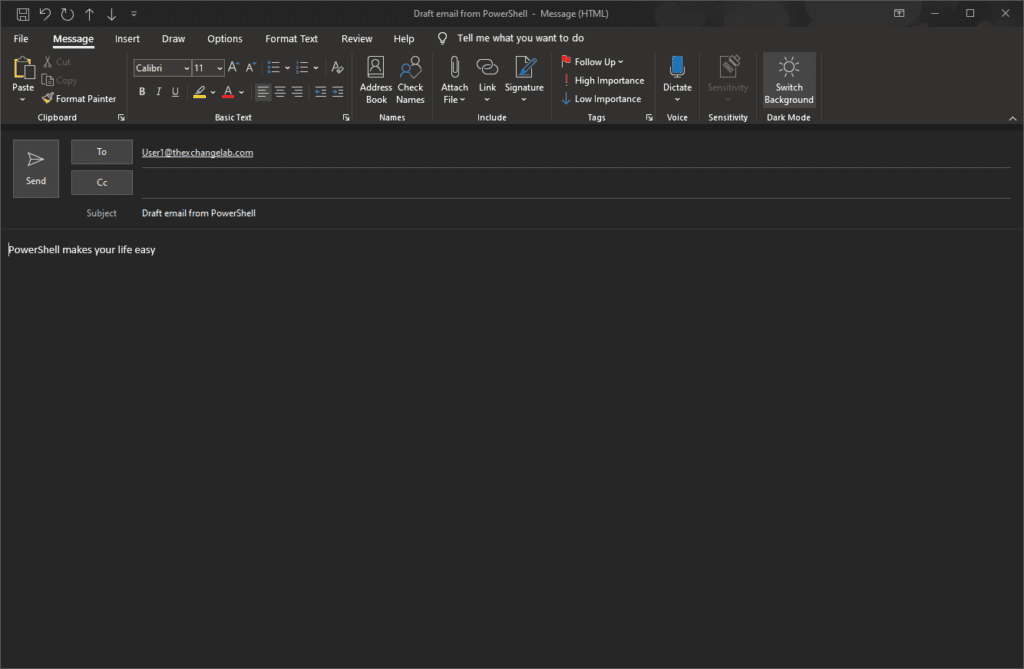 Powershell 703 Create An Email Message Everything Powershell