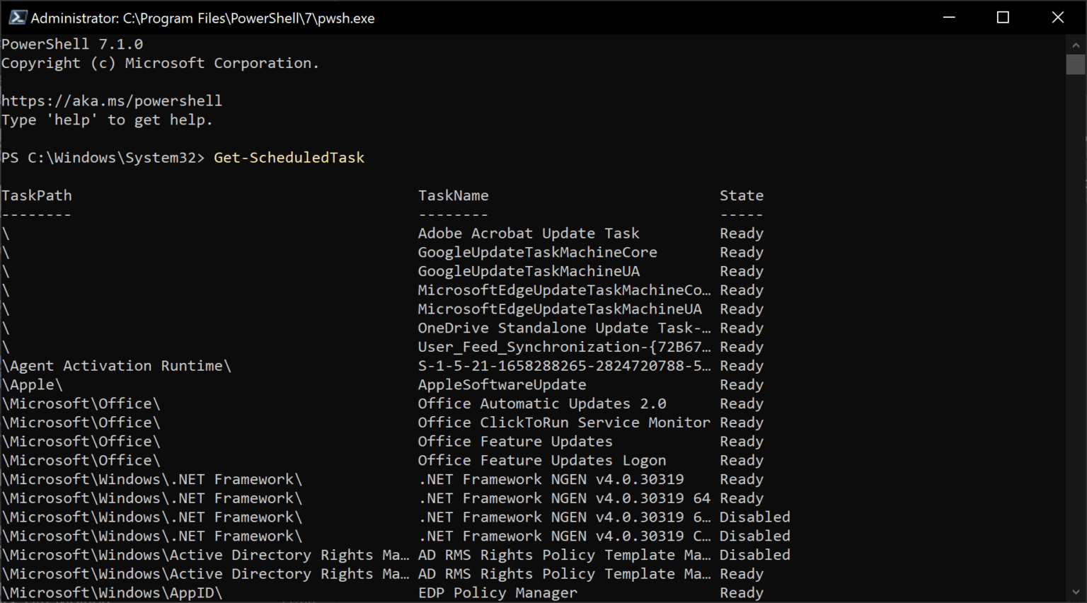 Powershell And Powershell V7 Find All Scheduled Tasks On Your Server Everything Powershell