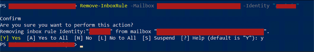 Exchange 2016/2019:- Remove a hidden Inbox rule - Everything-PowerShell