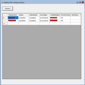Exchange 2016/2019:- Monitor mailbox moves and show the output in a ...
