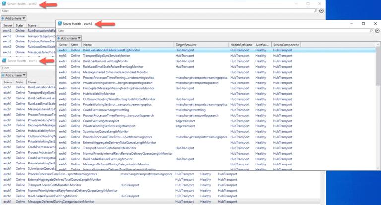 Check the Server Health in Exchange 2019 with PowerShell - Everything-PowerShell